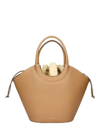 MASCARO Large Tote Bag With Drawstring Inner Bag - Tan