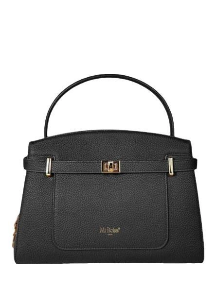 MI BOLSA LONDON Manhattan Top Handle Bag - Black