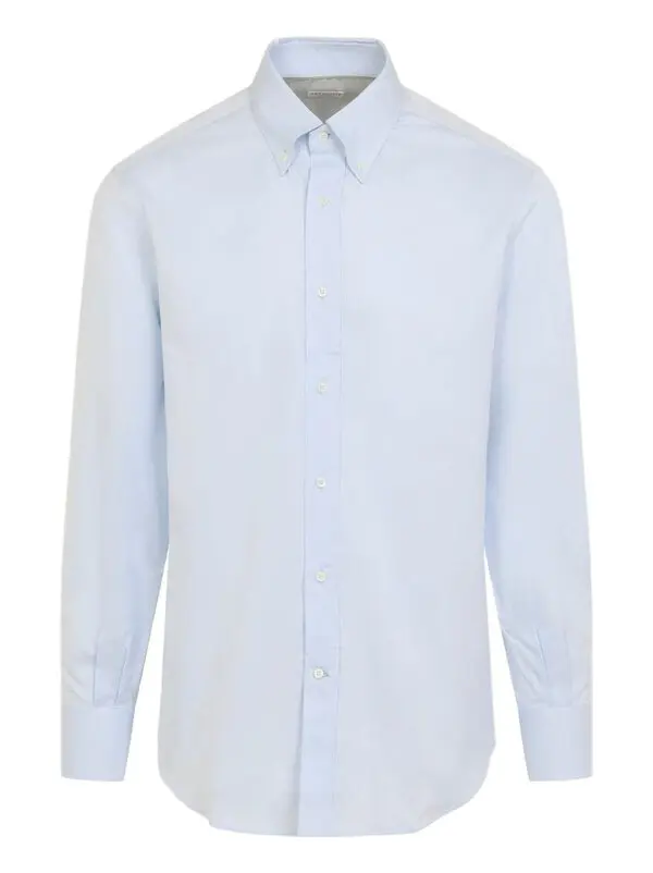 Brunello Cucinelli 100% Cotton Shirt - Blue