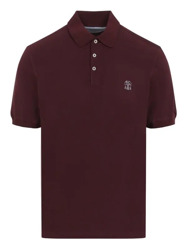 Brunello Cucinelli Cotton Polo Shirt - Red