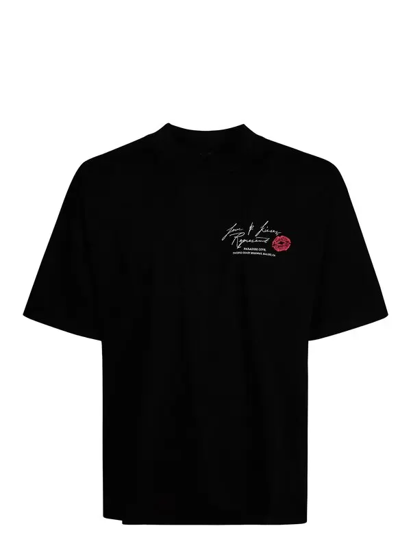REPRESENT Love And Kisses Graphic T-shirt - Nero