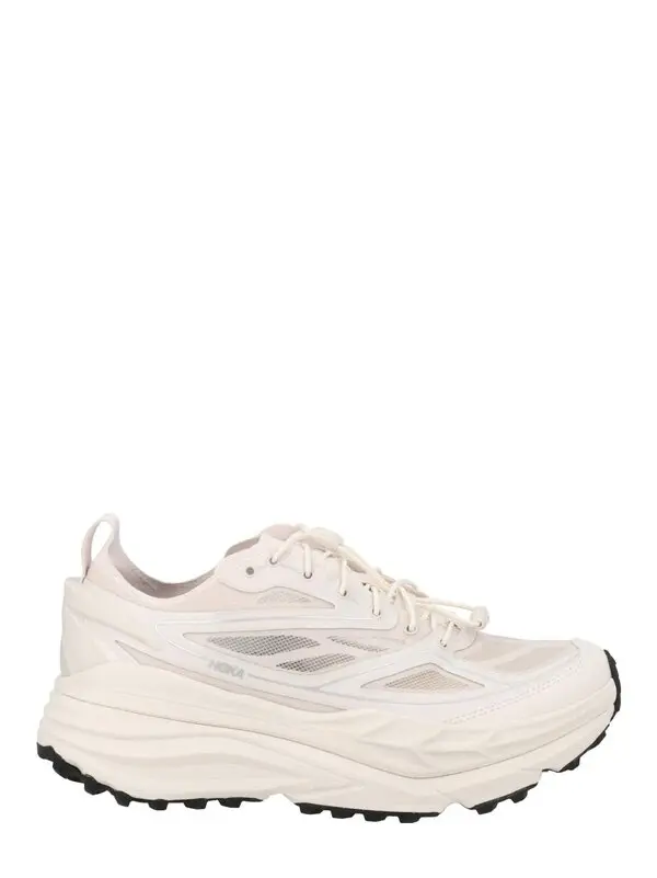 Hoka One One Athletic Sneakers With Cushioned Midsole And Lug Sole - White