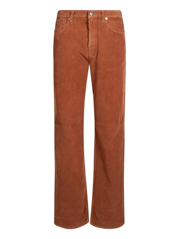 HAIKURE Korethestane Velvet Pier Jeans - Rosso