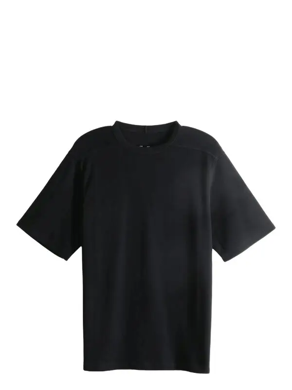 Rick Owens Soft Cotton Crew Neck T-shirt With Short Sleeves - Nero