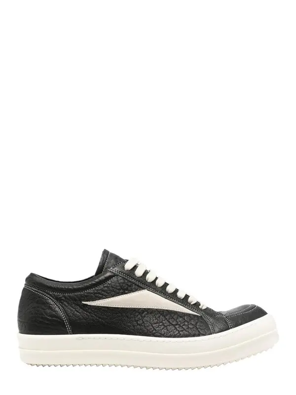 Rick Owens Sculptural Sole Lace-up Sneakers - Nero