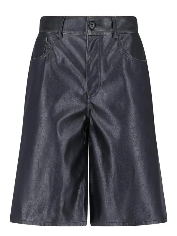 MAISON MARGIELA Coated Tailored Trousers - Black