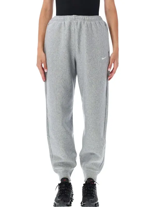 Nike High-waisted Oversized Fleece Joggers - Grigio