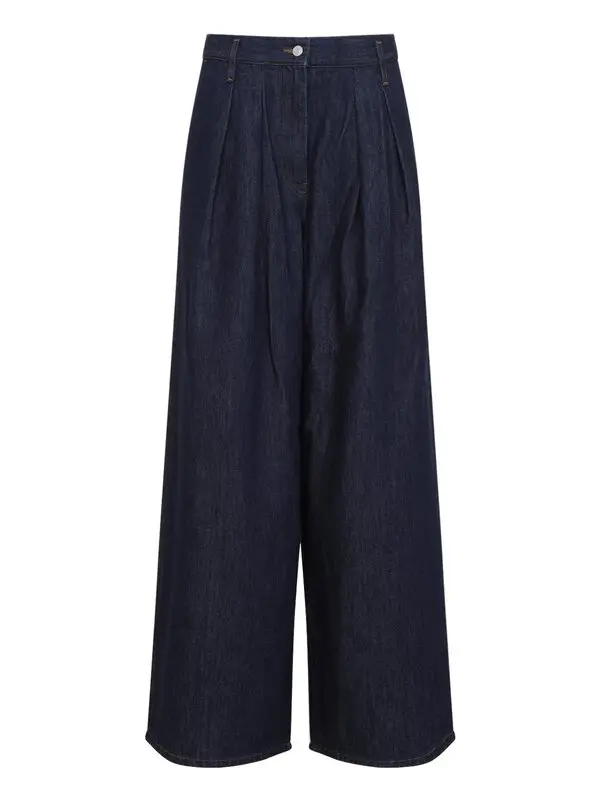 Dries Van Noten Pamplona Straight Denim Pants - Blue