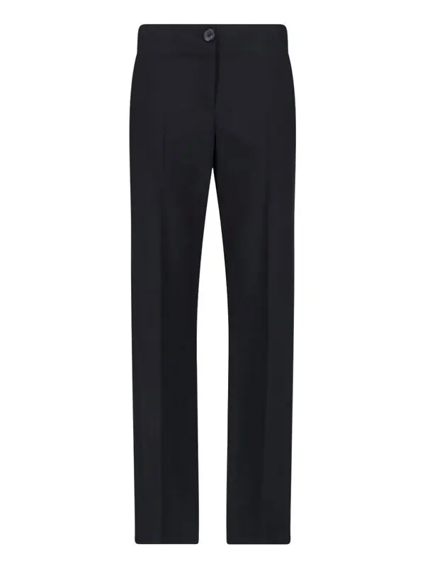 Khaite Wool Trousers - Black
