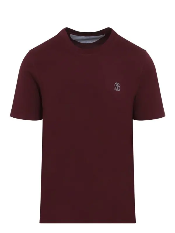 Brunello Cucinelli Cotton T-shirt - Red