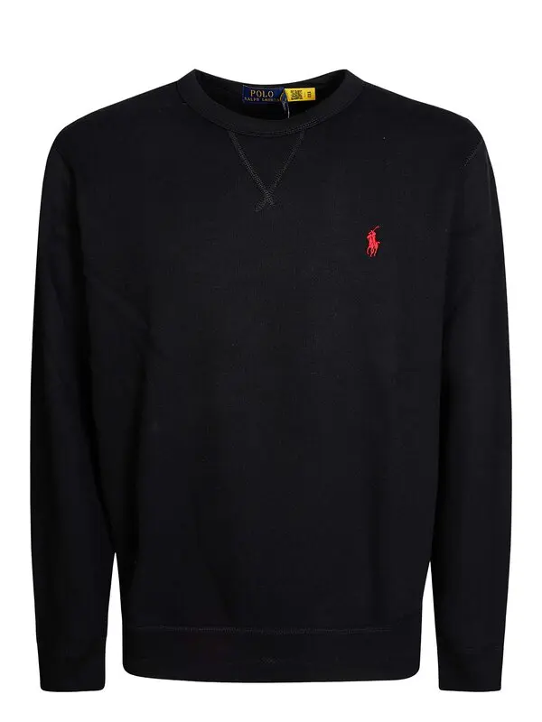 Polo Ralph Lauren Full-zip Knit Sweater - Nero
