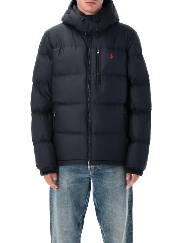 Polo Ralph Lauren Gorham Down Jacket With Mockneck And Detachable Hood - Nero