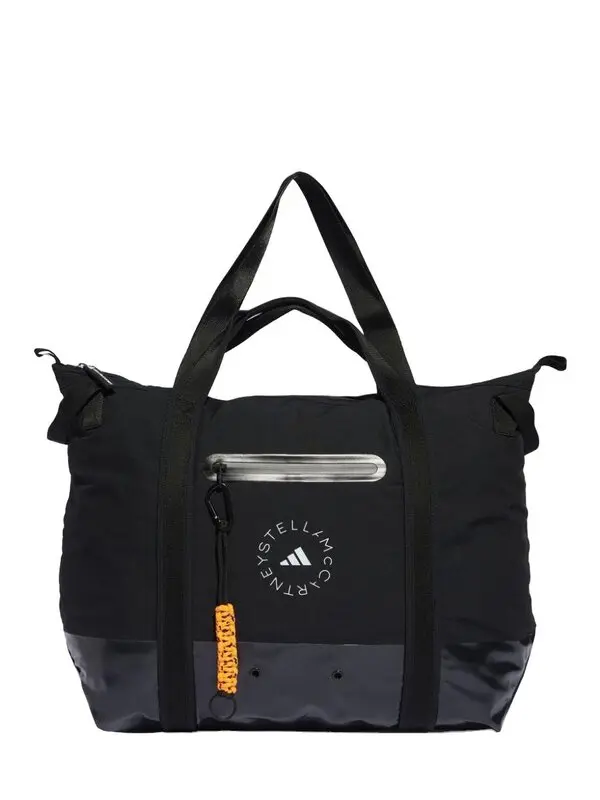 Adidas By Stella McCartney Logo Paneled Tote Bag - Black