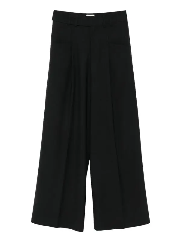 Closed Wool Blend Trousers - Black