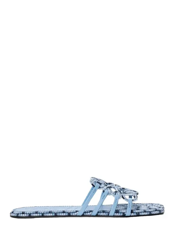 Loewe Petal Anagram Slide - Blue