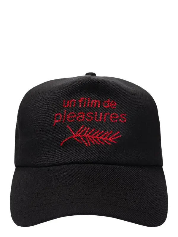 PLEASURES Film Snapback - Black