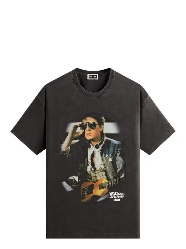 Kith Back To The Future" Marty Shades Graphic Tee - Black