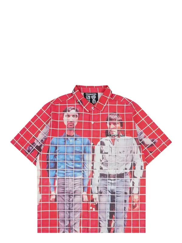 PLEASURES Food Button Up - Red