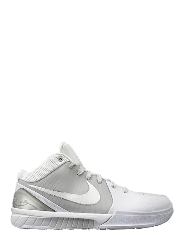 Nike Zoom Kobe 4 "metallic Silver" Sneakers - White