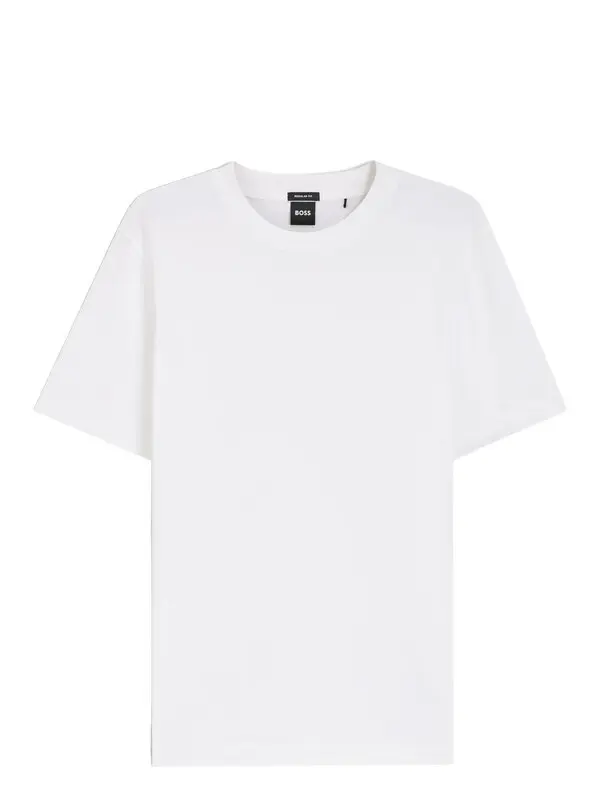 BOSS Regular-fit T-shirt In Cotton Jersey - White