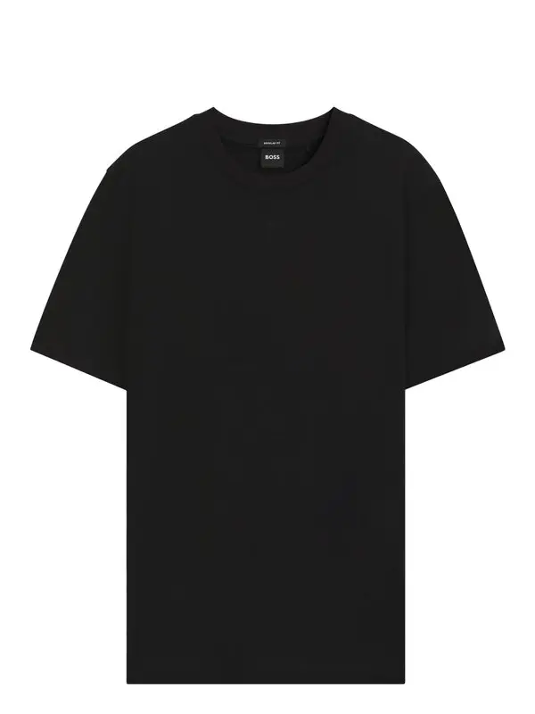 BOSS Regular-fit T-shirt In Cotton Jersey - Black