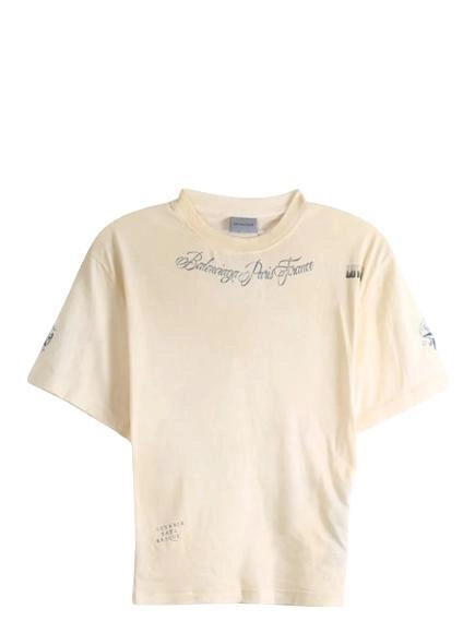 Balenciaga Short Sleeve T-shirt - Ivory