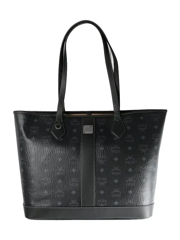 Mcm Liz Vi Shopper Medium Bag - Black