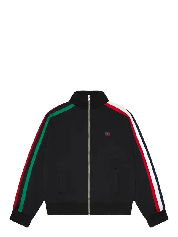 DENIM TEARS Star Track Jacket - Black