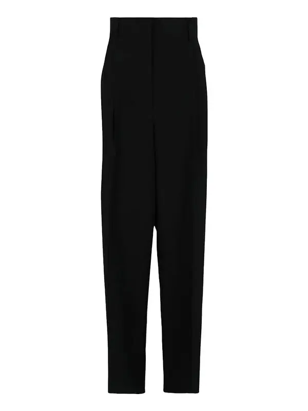 FERRAGAMO Wide-leg Trousers - Black