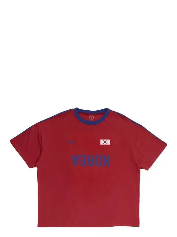 TRAVIS SCOTT Cactus Jack X Nike Korea Total 90 Tee Shirt - Red