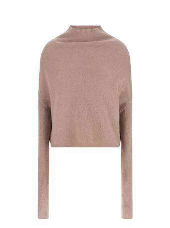 Rick Owens Long Sleeve Crater Maglia Top - Rose