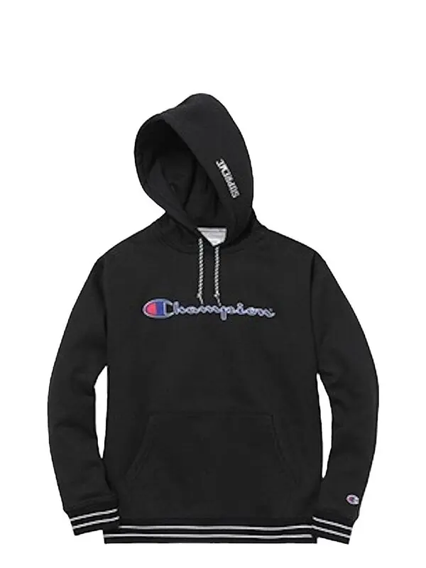 Supreme Champion Pullover Hoodie - Black