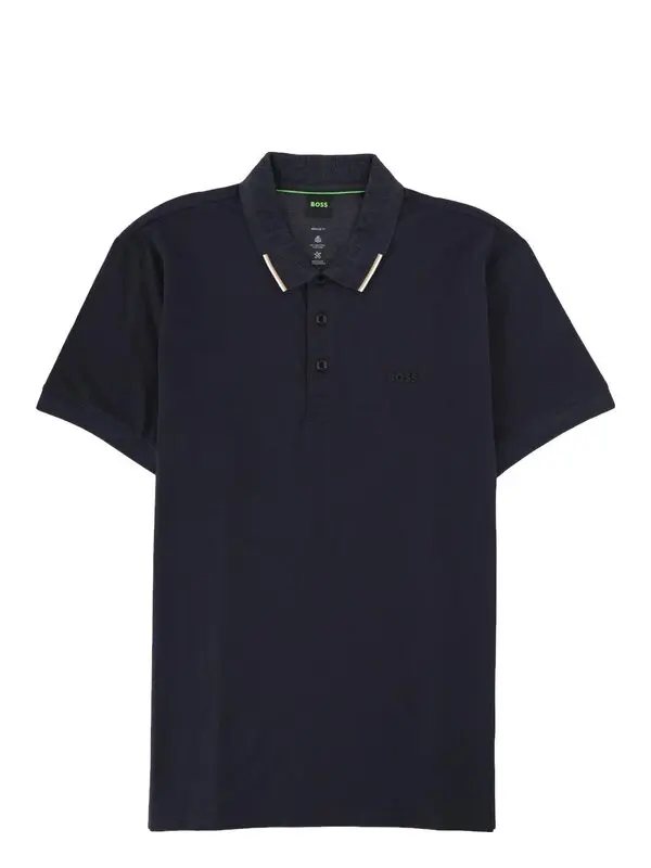 BOSS Polo Con Logo - Blue