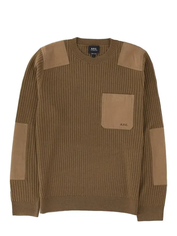 A.p.c. Mallarme Wool Sweater - Brown