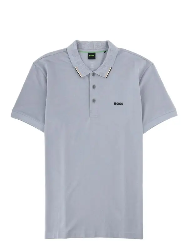 BOSS Polo Con Logo - Gray