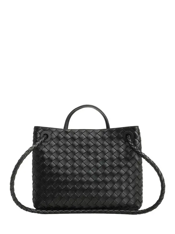 Bottega Veneta Medium Andiamo Bag - Black