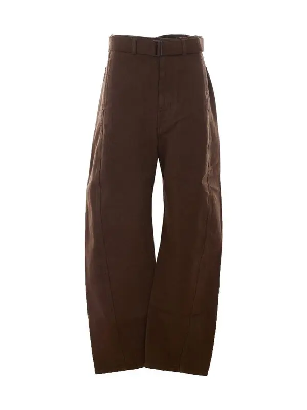 LEMAIRE Lemiare Twisted Belted Pants - Brown