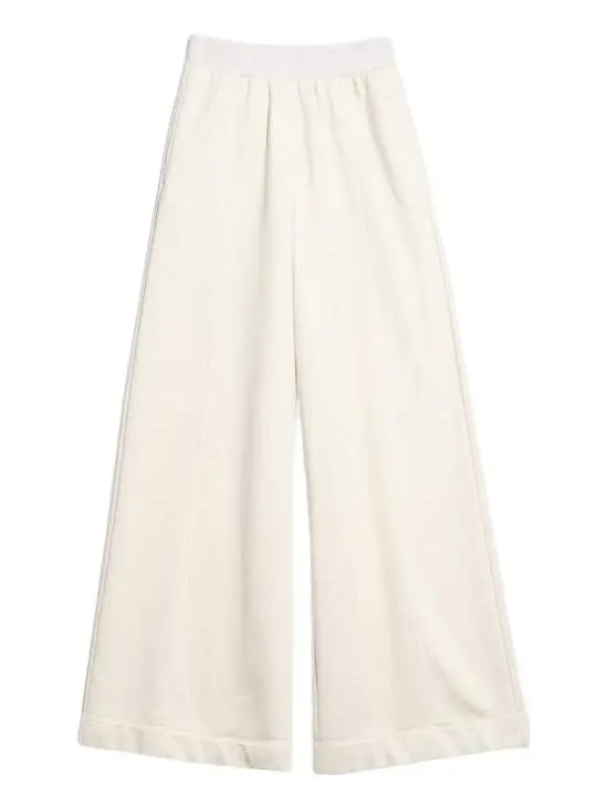 Gucci Cotton Silk Jersey Leisure Pants - White