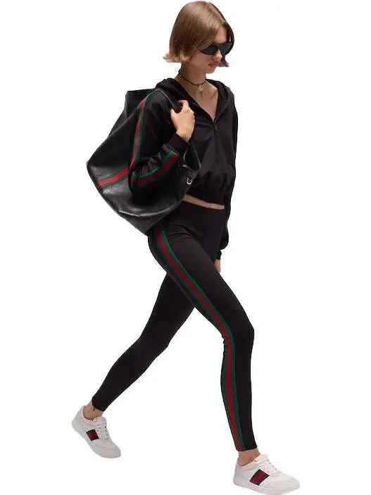 Gucci Screener Nylon Sneakers - White