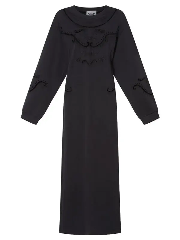 MARANT ETOILE Enaelle Long Dress - Black