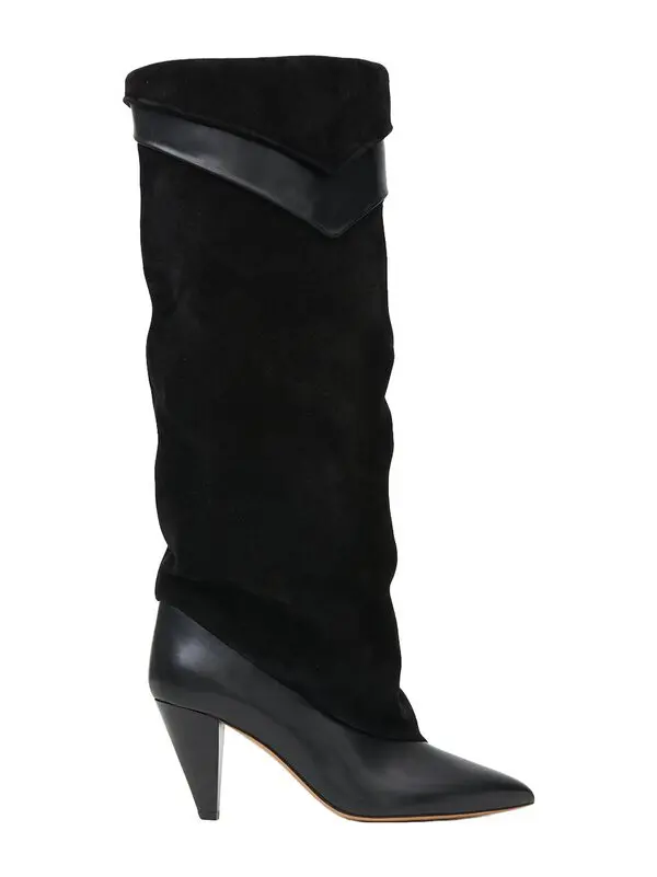 Isabel Marant Étoile Lezra Heeled Boots - Black