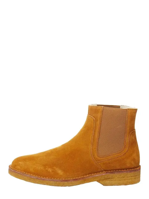 A.p.c. Theodore Suede Chelsea Boots - Caramel