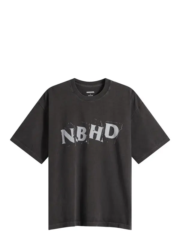 NEIGHBORHOOD Ss-14 Pigment Dyed T-shirt - Black