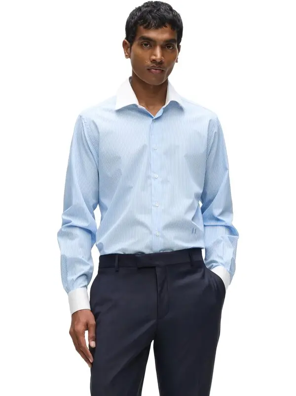 Karl Lagerfeld Striped Shirt - Light Blue