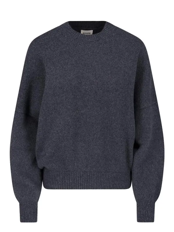 Khaite Margaux Cashmere Sweater - Gray