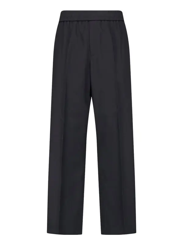 GOLDEN GOOSE Sweatpants In Virgin Wool - Black