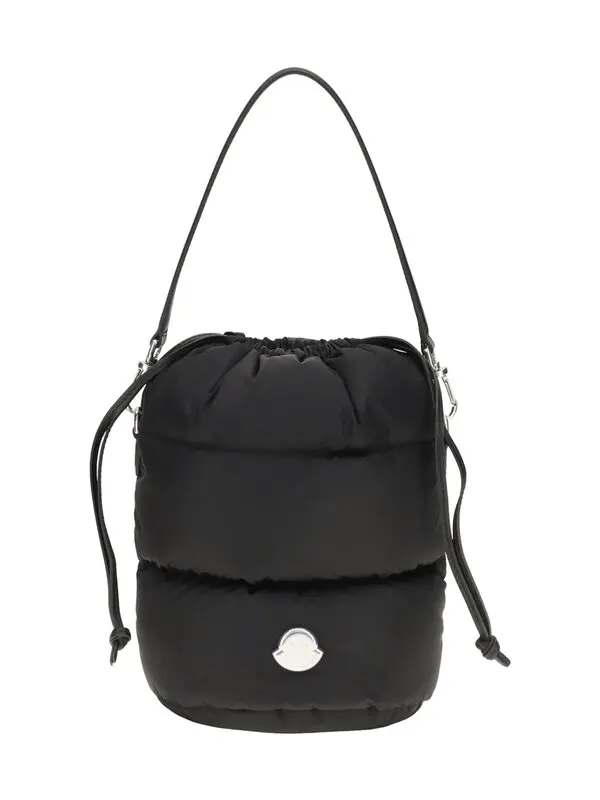 Moncler Caradoc Padded Nylon Bucket Bag - Black