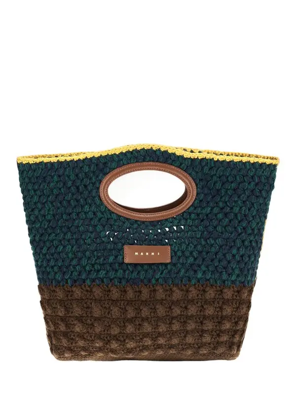 Marni Knotty Crochet Wool Handbag - Multicolour
