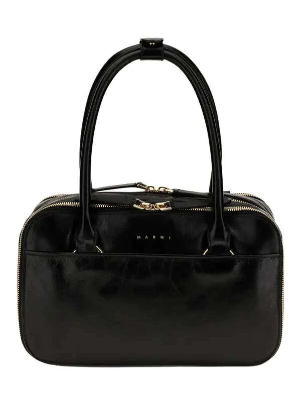 Marni Small Boxyne Handbag - Black