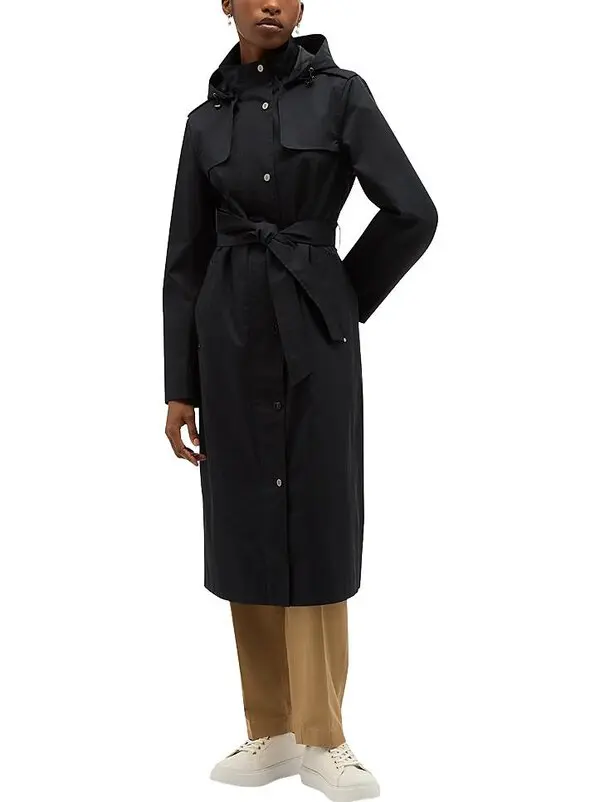 HOBBS LONDON Felicia Hooded Waterproof Jacket - Navy
